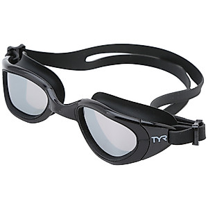 TYR Special Ops 2.0 Swim Goggles with Polarized, Anti-Fog Lenses, for Men and Women, Black