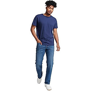 Russell Athletic mens Performance Cotton Short Sleeve T-Shirt, navy, 4XL