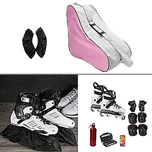 Roller Blade Bag for Roller Skates/Inline Skates/Ice Skates, Functional and Basic Inline Skates Bag to Transport and Store Skates for Kids. Inexpensive Roller Skate Bag to Organize Your Skating Gears