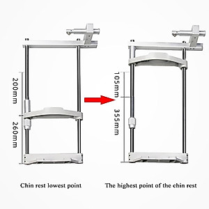 CFDZCP Optometry Lifting Chin Bracket Optometry Equipment Accessories, Vision Training Chin Forehead Support Bracket with Adjustment Lifting Height Knob for Major Optical Stores, Vision Care Centers