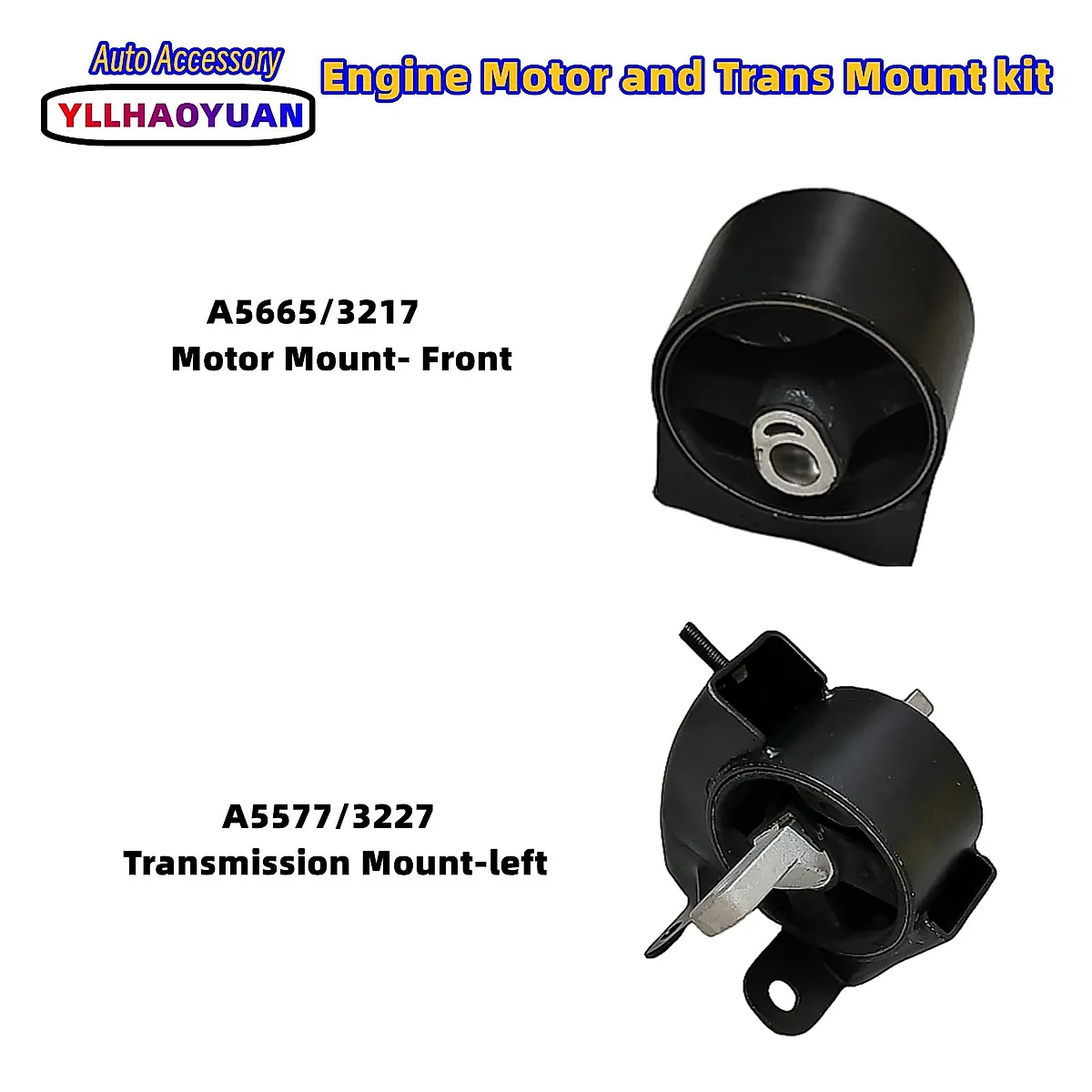 Engine Motor Mount 4pcs for 2011-2017 Do-dge Grand Caravan 3.6L 2012-15 Ram C/V 3.6L 2011-2015 Chrysler Town & Country 3.6L 2011-2014 VW Routan 3.6L Replacement for A5577 A5665 A5480 A5589