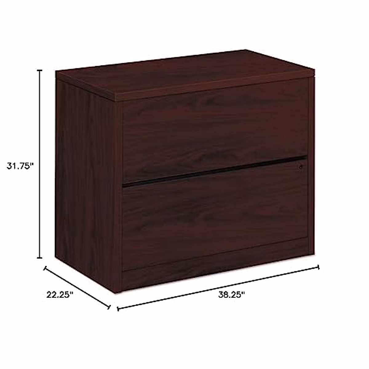 10500 Series 2-Drawer File Finish: Mahogany