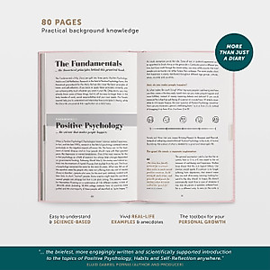 The 6-Minute Diary - Gratitude Journal with prompts - 3 million users - Self Care Journal for more Happiness & Mindfulness - 5 to 6 Minutes a day - guided Daily Journal for Women and Men (pink)