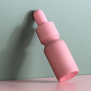 seafulee 10ml Black Coated Glass Bottle with Glass Eye Dropper, 1/3 oz Capacity,UV Safe Bottles for Essential Oils and Aromatherapy Travel Bottle Container(Pack of 12)