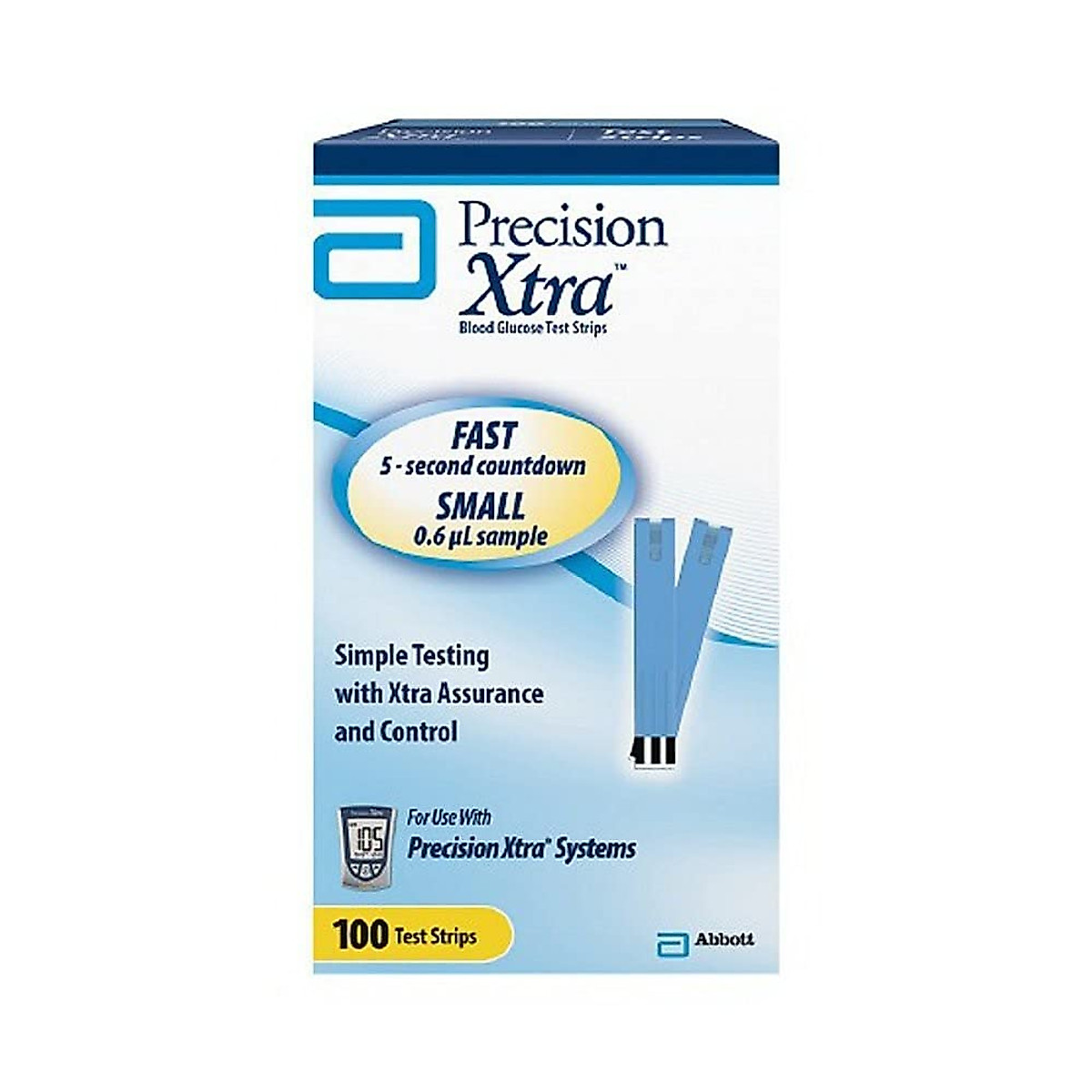 Precision Xtra Test Strips 100 ct - Abbott Diabetes 99877