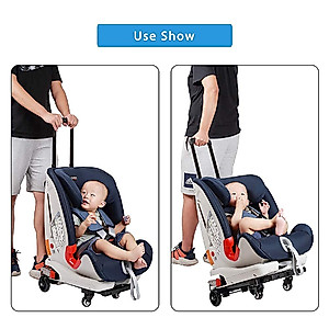 Car Seat Stroller,Go Carts for Kids,Car Seat Carrier for Airport with Wheels and Compact Fold,Car Seat Travel Cart