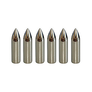 I-Sport 100 Grain Glue on Field Points Archery Replacement Practice Target Arrow Tips 12 Pack