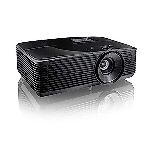 FMOGE Mini Projector DLP Projector with 10W Speaker 3600 Lumens Support 3D Resolution 1920x1200 Portable Projector (Color : Black, Size : One Size)