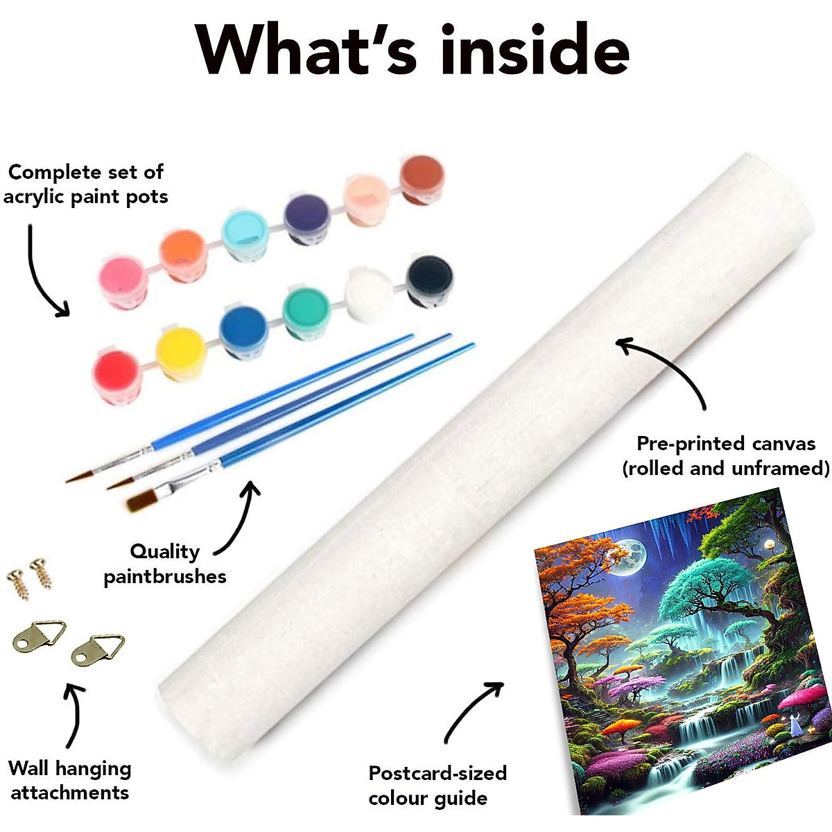 MjhRcll Paint by Number,Paint by Number for Adults and Beginner,DIY Acrylic Painting Kits on Canvas Paint by Number Landscape Oil Painting for Home Wall Decor16X20Inch