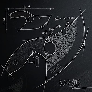 Huusk Japan Knife, Viking Boning Knife for Meat Cutting, Small Ulu knife, Caveman Ultimo Knife Hand Forged Full Tang Knife for Kitchen or Camping Thanksgiving Christmas Gifts Light Black Blade