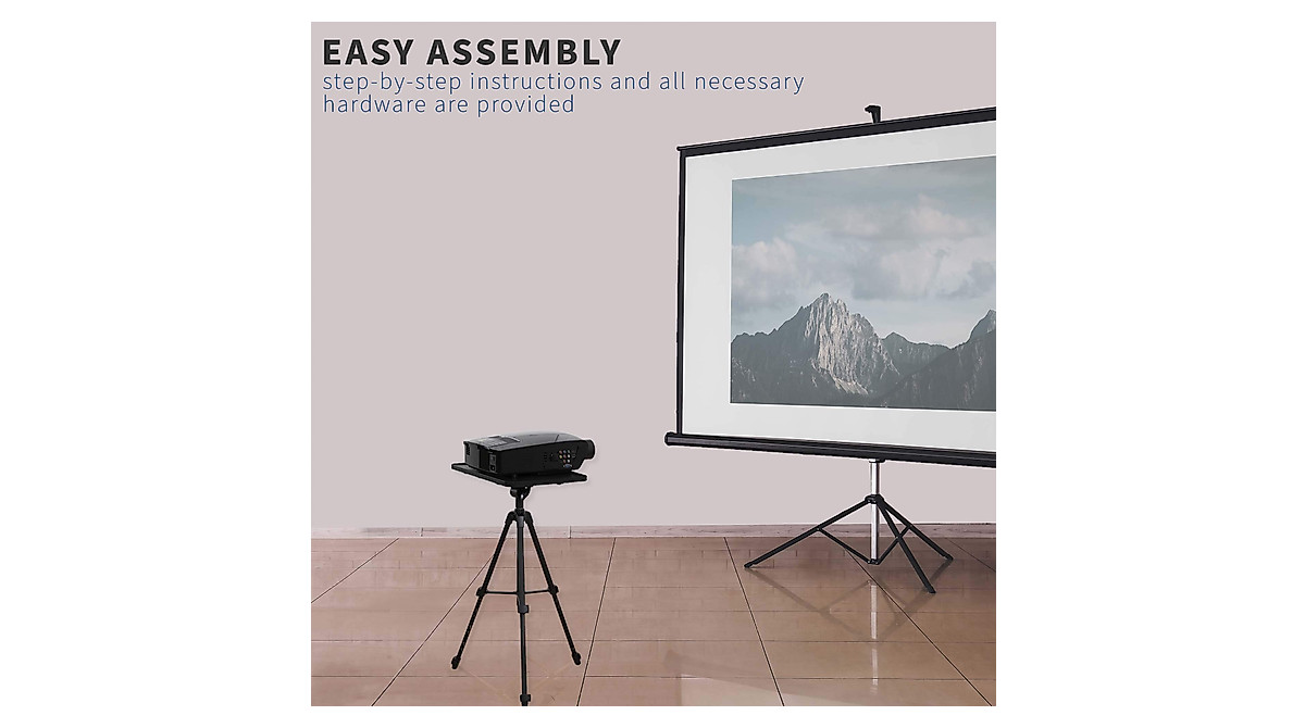 VIVO Projector & Laptop Stand | Adjustable Tilting Tripod