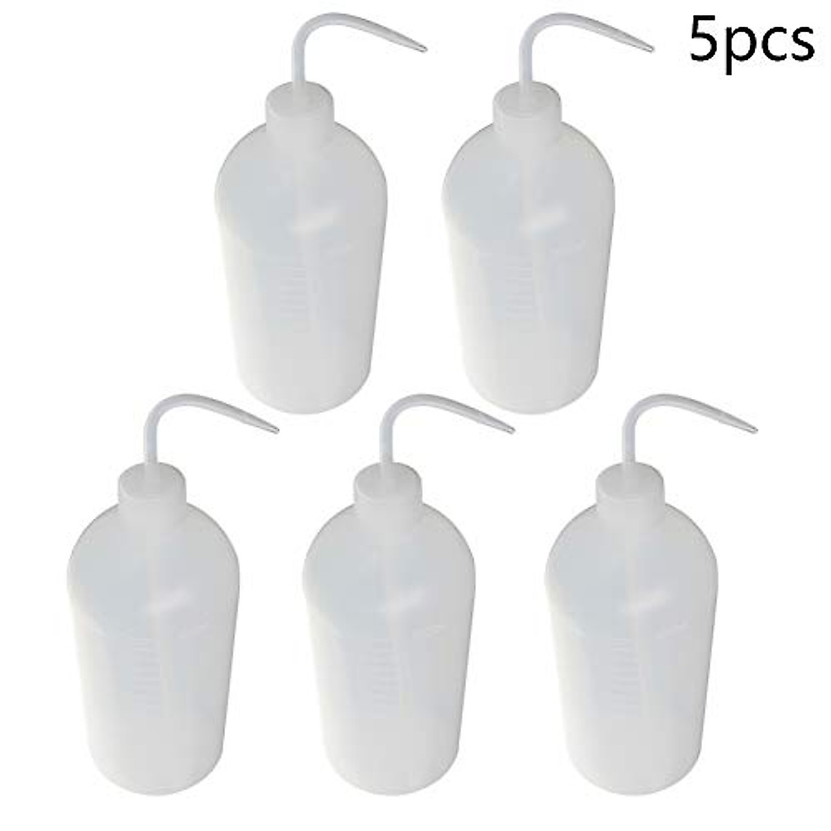 Othmro 5pcs 1000ml/33.82oz Safety Squeeze Washing Plastic Bottle,Plants Watering Tools,Squeeze Squirt Irrigation Bottle for Medical Lab,Irrigation Squeeze Sprinkling Cans Wash Plant Bottle
