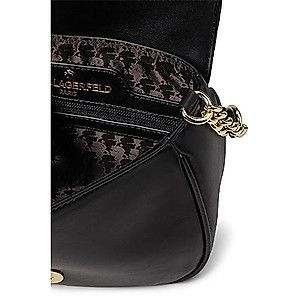 KARL LAGERFELD Paris Kris Top-Handle Crossbody Black One Size