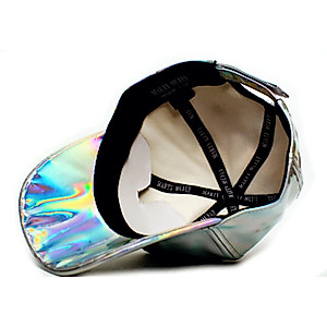 Back to The 80s Future Hat Curved Bill Rainbow Marty McFly Hat Cap Adult