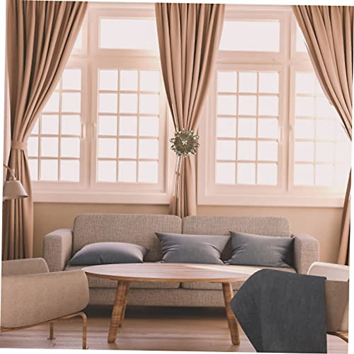 DOITOOL Curtain Tie Window Drapery Holdback Flower Drapery Tiebacks Outdoor Curtain Bedroom Curtain Buckle Curtain Holdbacks Curtain Rope Tie Backs Flower Decor Clip Alloy Magnetic