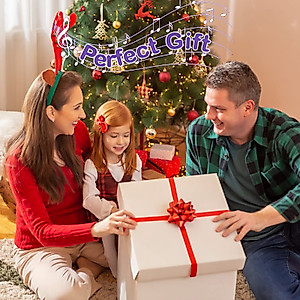 Set of 3 Saxophone for Kids Musical Instruments Toy Saxophone Toy Trumpet and Toy Clarinet with 8 Colored Coded Keys Teaching Songs for Toddlers Children (Silver)