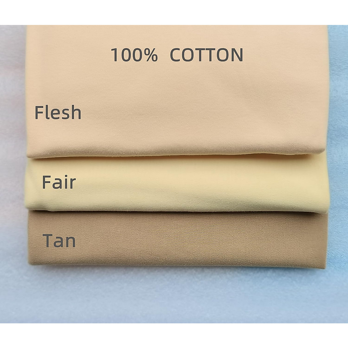 iNee 100% Cotton Interlock Knit Waldorf Doll Skin Fabric, One Yard, Flesh