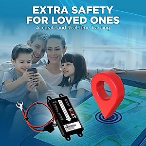 Lightning GPS Easy Wired 4G Vehicle GPS Tracker – Hardwired Hidden Tracking Device, Waterproof, Covert, Real-Time Fleet Security for Cars, Trucks, Motorcycles & Vehicles - Subscription Required