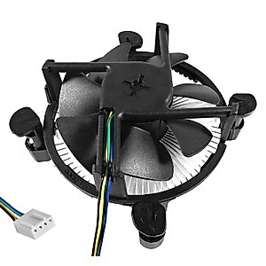 TRONWIRE TW-2 CPU Cooler Aluminum Heatsink 4-Pin PWM 92mm Low Profile 3000 RPM Fan Pre-Applied Thermal Paste for Intel Core i3 i5 i7 i9 Socket 1200 1151 1150 1155 1156 Desktop PC Computer