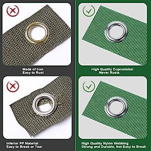 Jevrench 12 PCS Tree Straps for Staking, Tree Support Straps for Guying Staking Newly Planted Sapling Straight and Hurricane Protection, Heavy Duty Tree Stake Straps for Straightening