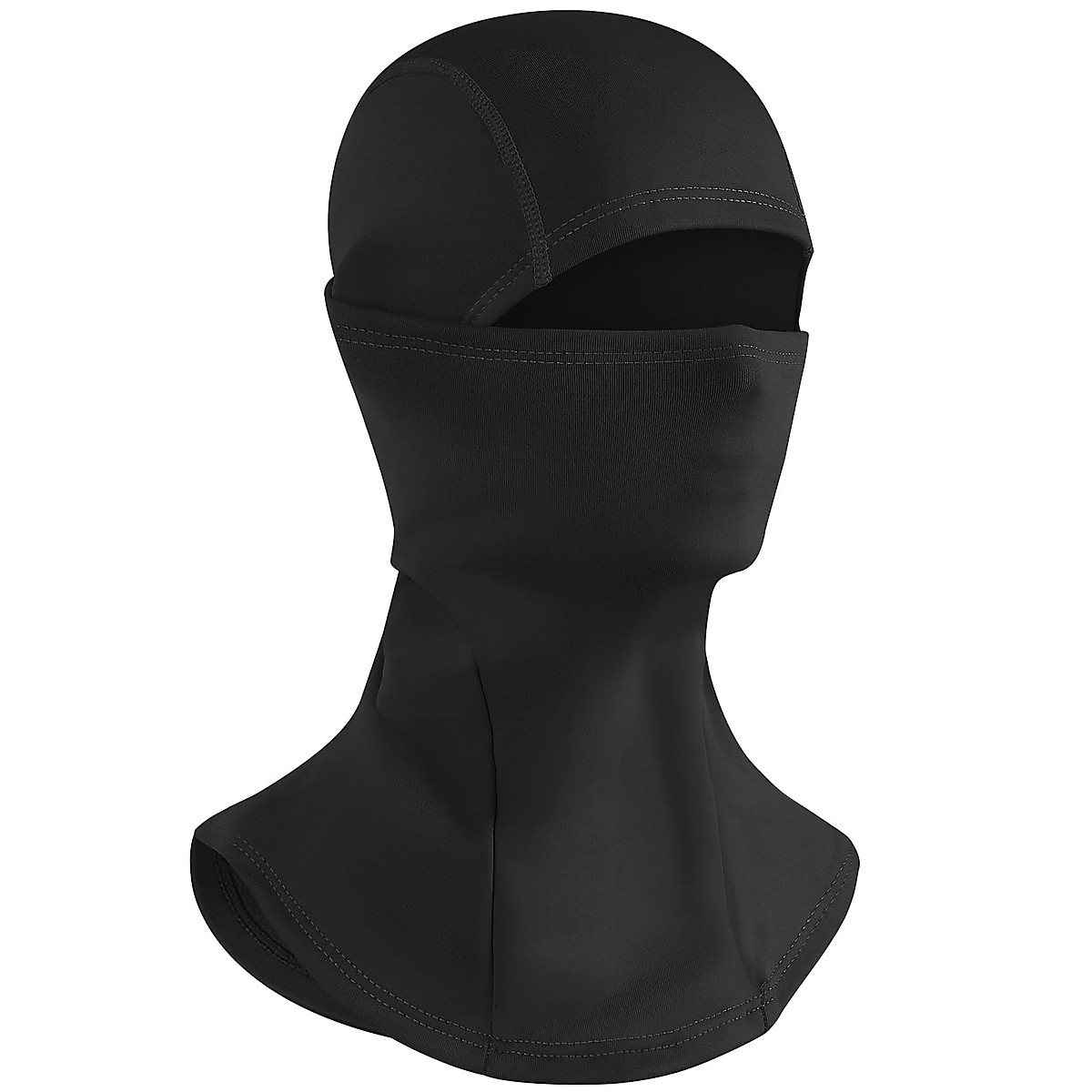 Black Ski Mask for Men Women Balaclava Face Mask Men Balaclava Ski Masks Beanie Full Face Mask Neck Gaiter Face Mask Winter Ski Gear Hat Fleece Balaclava Hood Neck Warmer Gator Ski Face Cover Covering
