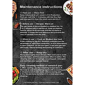 AUDANNE 6 Piece Nonstick Frying Pan Set Stainless Steel with Lid, 8 inch &10 inch & 12 inch Non Stick Skillet with Handle - PFOA Free, Oven Safe Non-stick Teflon Coating Induction Cooking Cookware