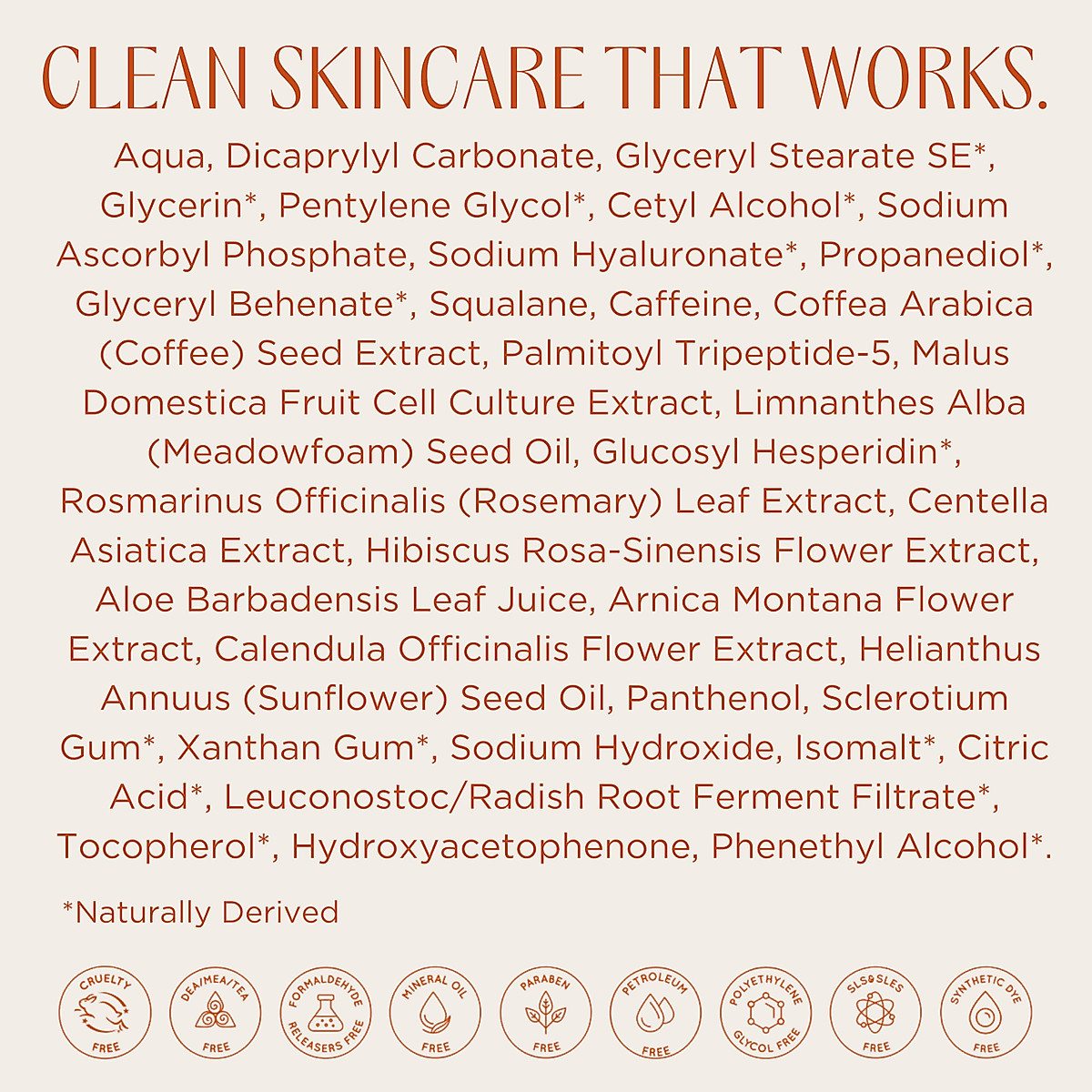 InstaNatural Hyaluronic Acid Eye Gel Cream, Hydrating Under Eye Cream for Women & Men, Decreases Puffiness, Dark Circles and Wrinkles, with Vitamin C, Caffeine, Squalane & Peptides, 0.5 Fl Oz