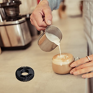 Kittmip 4 Pieces Coffee Milk Frother Replacement Frother Whisk Coffee Whisk Compatible with Keurig Single Serve Coffee Makers for Latte Cappuccino Maker, Black