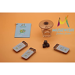 Cocktail Smoker Kit With Torch, 3 Flavors Wood Chips-Bourbon Whiskey Smoker Infuser Kit Old Fashioned Drink Smoker Kit for Cheese,Salad and Meats. Birthday Gifts for Men, Dad, Husband (Without Butane)