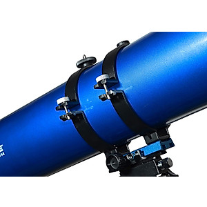 Meade Instruments 216004 Polaris 114Eq Reflector Telescope, Metallic Blue