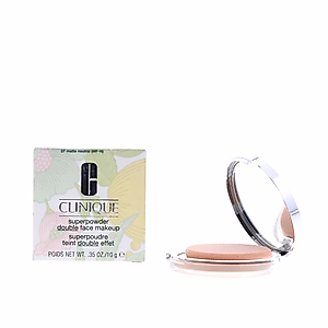 Clinique SuperPowder Double Face Makeup Powder Compact .35 oz, Matte Neutral