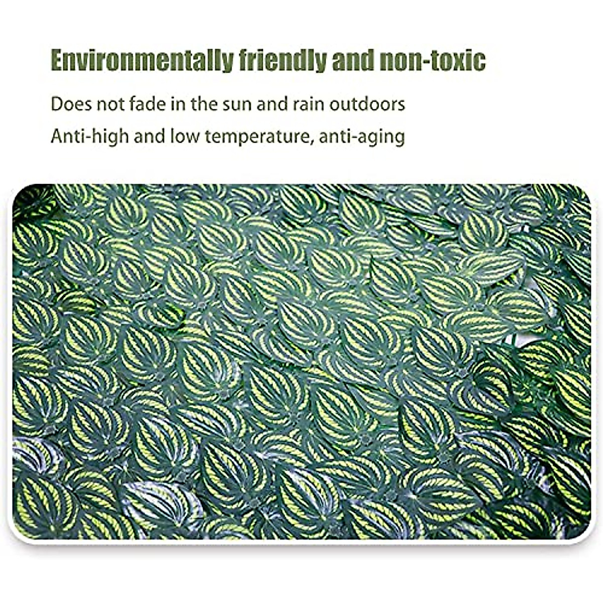 HACSYP Expandable Faux Privacy Fence Artificial Ivy Leaf Screening Roll 1 * 1m Plastic Privacy Screening Garden Fence | UV Fade Protected Wall Landscaping Fencing Panel for Outdoor Decor