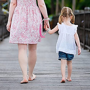 Toddler Kids Leash Owl Harness Wrist Toddlers Child Safety Walking Wrist Leashes for Kid Girls Boys (Owl, Rose)