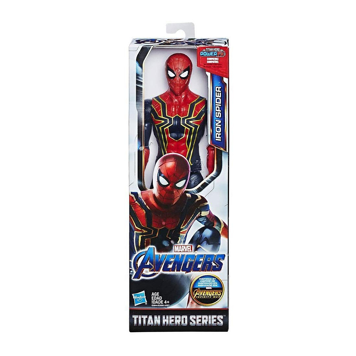 Avengers Marvel Titan Hero Series Iron Spider 12"-Scale Super Hero Action Figure with Titan Hero Power Fx Port