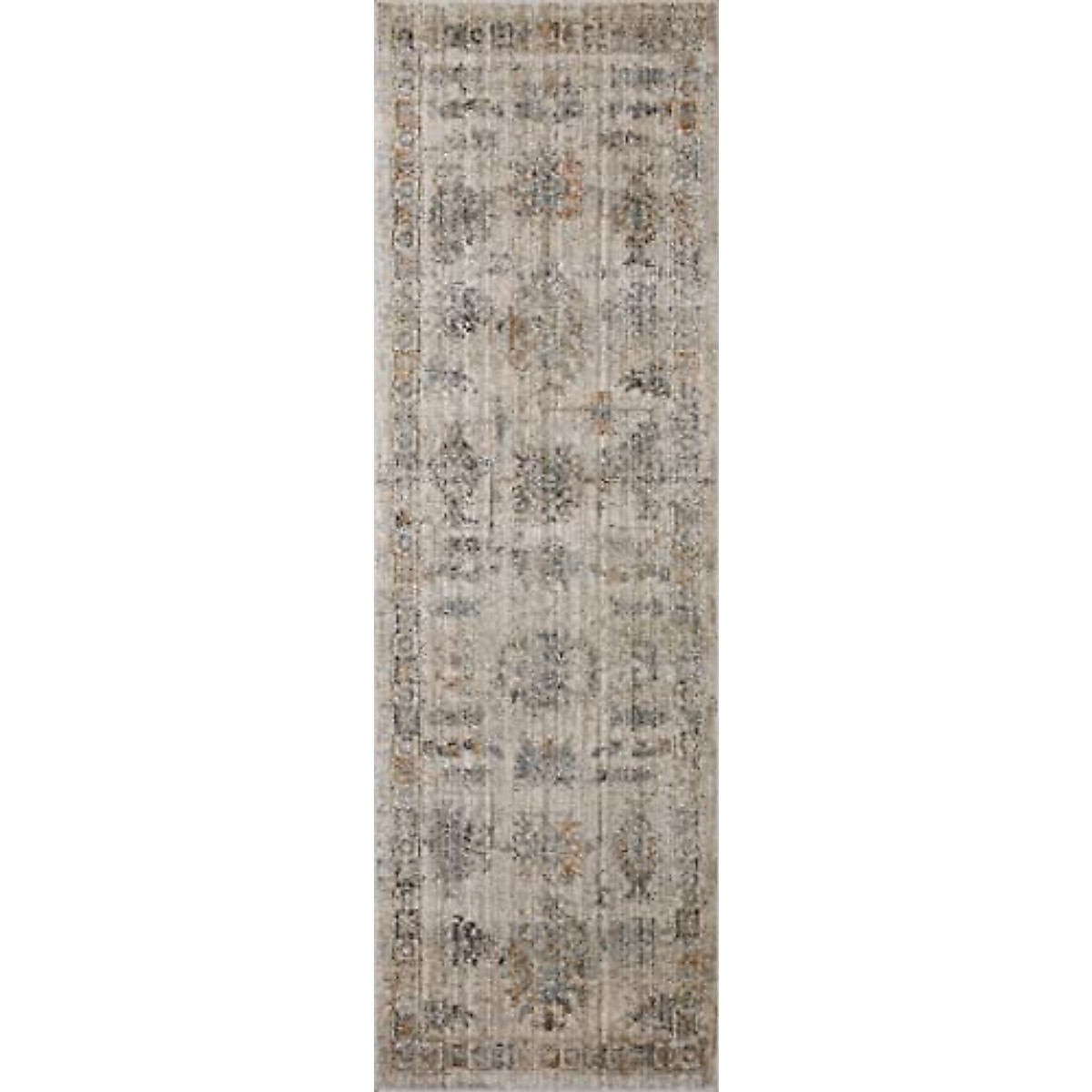 LOLOI Jean Stoffer Katherine Collection KES-04 Pebble/Ocean 7'-10'' x 10' Area Rug