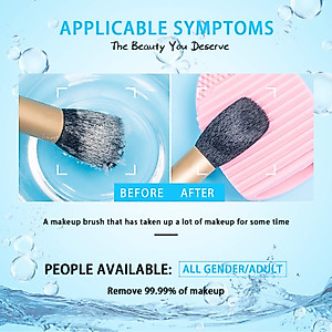 Felico Makeup Brush Cleaner, No-washing Quick Drying Deep Cleaning Spray Ideal for Makeup Brushes Sponges Gifts for Women Girls 3.38 oz