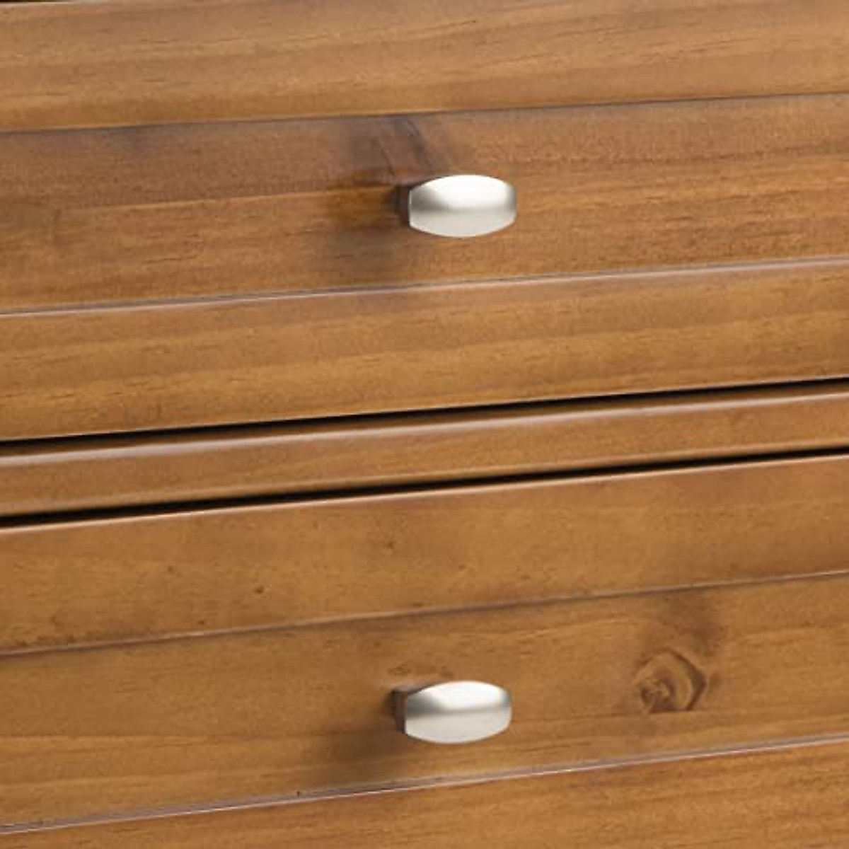 SIMPLIHOME Warm Shaker 24 Inch Wide Night Stand, Bedside table, Light Golden Brown SOLID WOOD, Rectangle, with Storage, 2 Drawers and 1 Shelf, For the Bedroom, Rustic