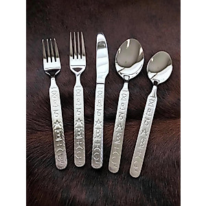 Ranch Brands Stainless Silverware Serving Set (3 Piece) by Cowboy Living