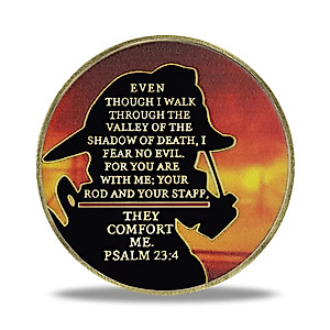 BHealthLife Fire Helmet Firefighters Creed Challenge Coin Fire Department Retire Thank You Gift