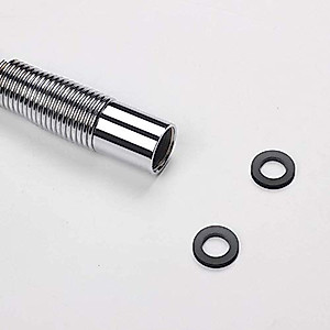 JZBRAIN 18" Flexible Hose Stainless Steel for Pre Rinse Faucet Commercial Kitchen Faucet (18 Inches)