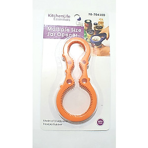 Kitchen Life Multiple Size Jar Opener Assorted Colors