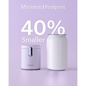 Anker Magnetic 623 MagGo 2-in-1 Wireless Charging Station with 20W USB-C Charger, for iPhone 14/14 Pro/14 Pro Max/13/13 Pro Max, AirPods Pro (Lilac Purple)