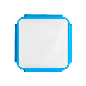 Kitchen & Cabana - 3 Pack of Large Size Sandwich Containers - Reusable, BPA Free Plastic, Snap Shut Lids with Airtight Silicone Seal. Great for Sandwiches, Snacks and Storage. (Jumbo Size - 3 Pack -