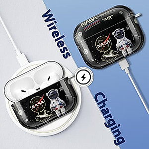 Jowhep for AirPods Pro 2019/Pro 2 Case 2022 Cartoon Cute Anime Design IMD Cover Fashion Funny Fun Character Cool Kawaii Unique Cases for Apple AirPod Air Pods Men Boys Girls Kids Teen Star Astronaut