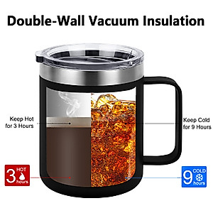 GINGPROUS Funny Teacher Appreciation Gifts, Student Tears Insulated Coffee Mug, Teachers Day Gifts Thank You Gifts for Teacher from Students Birthday Christmas Gifts, 12oz Insulated Travel Mug, Black