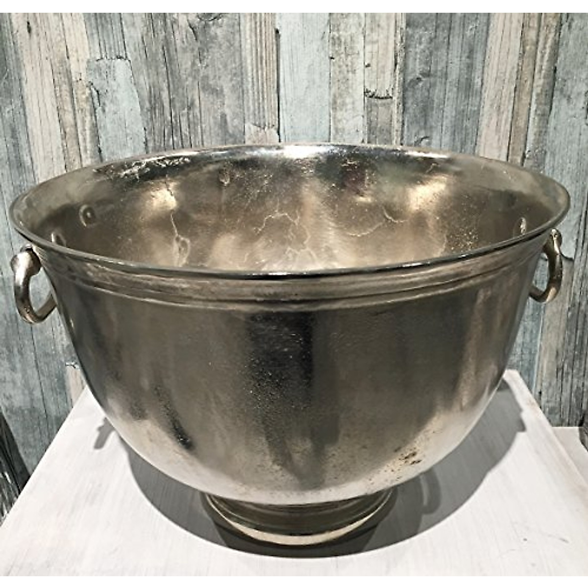 WHW Whole House Worlds Oversized Luxury Champagne Bucket with Old World Panache, 17.75 Inches, (45 cm) Grand Hotel Collection