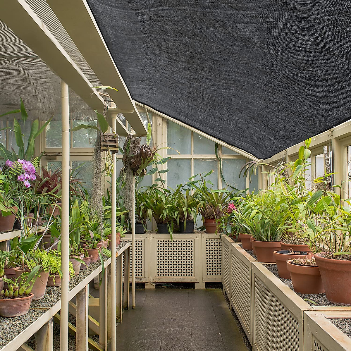 70% Garden Shade Cloth, 10x20FT HDPE Mesh Tarp with Upgraded Grommets, Keten UV-Resistant Outdoor Sun Shades for Greenhouse, Garden, Patio Plants, Pergola