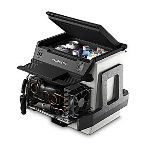 Dometic CCF-T Center Console Refrigerator - Dual USB Charging Port with Soft Touch User Interface Unit - Low Noise & Energy Consumption,7.5L 12V Powered Fridge for Ford