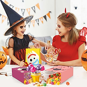 24PCS Toy Inspired Story Party Gift Bags for Birthday Party Supplies, 8 Designs Double Sided Party Favor Goodie Candy Treat Bags for Kids Boys Girls Party Decorations