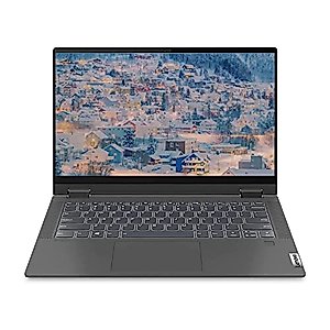 Lenovo IdeaPad Flex 5 14" FHD Touchscreen, Fingerprint Reader, Intel Core i5-1035G1 up to 1GHz, 6cores, 8GB DDR4 RAM, 512GB SSD, Webcam, Bluetooth, HDMI, Win 10, EAT 64GB SD Card, Graphite Grey